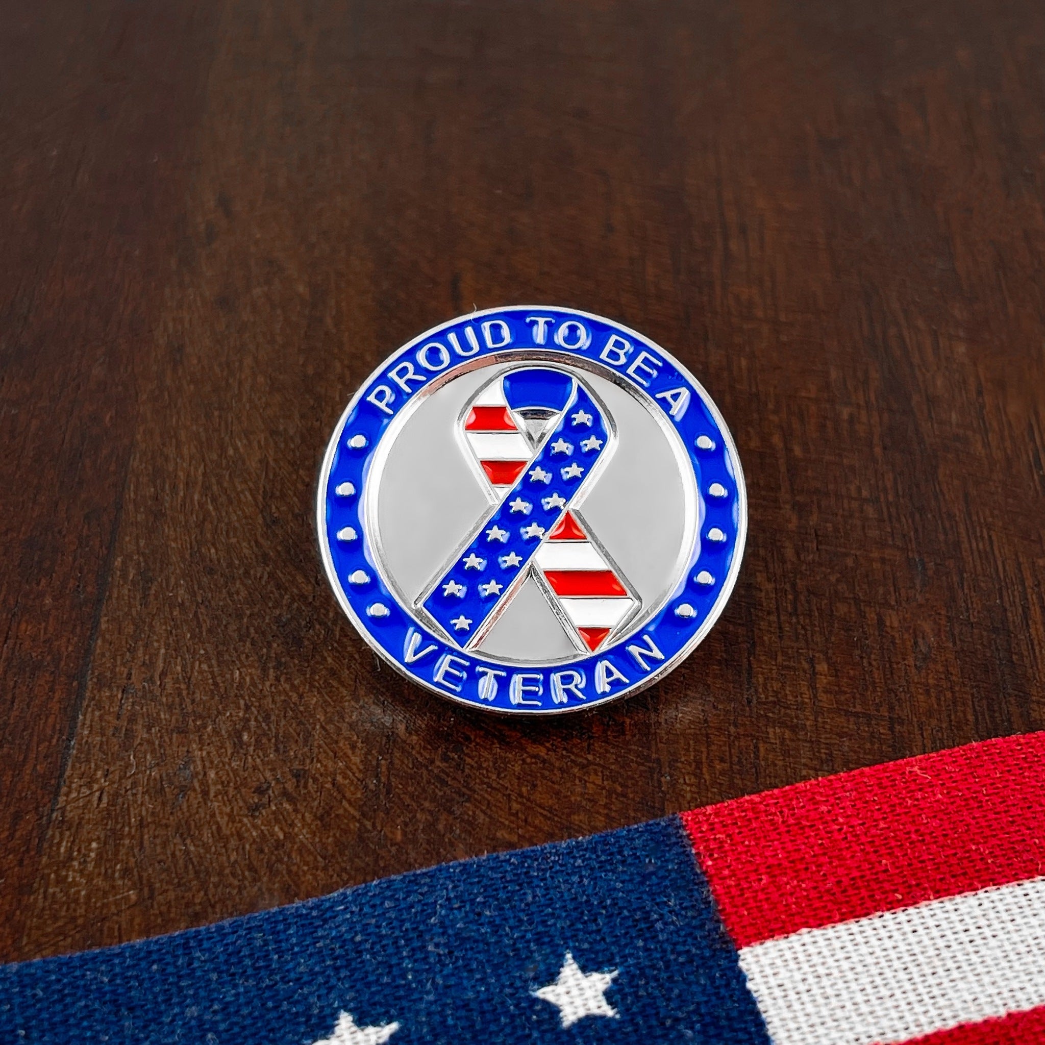 Proud to Be Ribbon Pin – Veteran Project