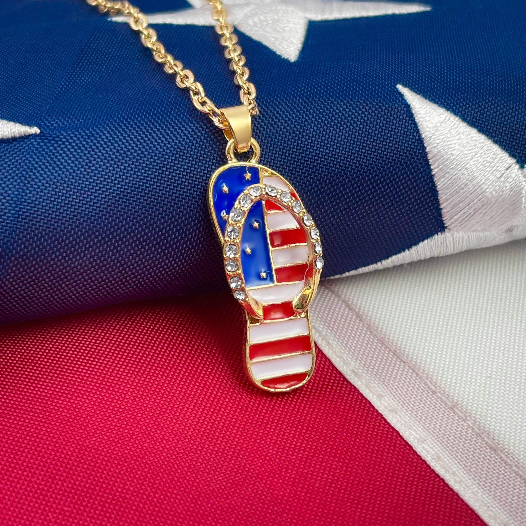 American Flip Flop Necklace – Veteran Project
