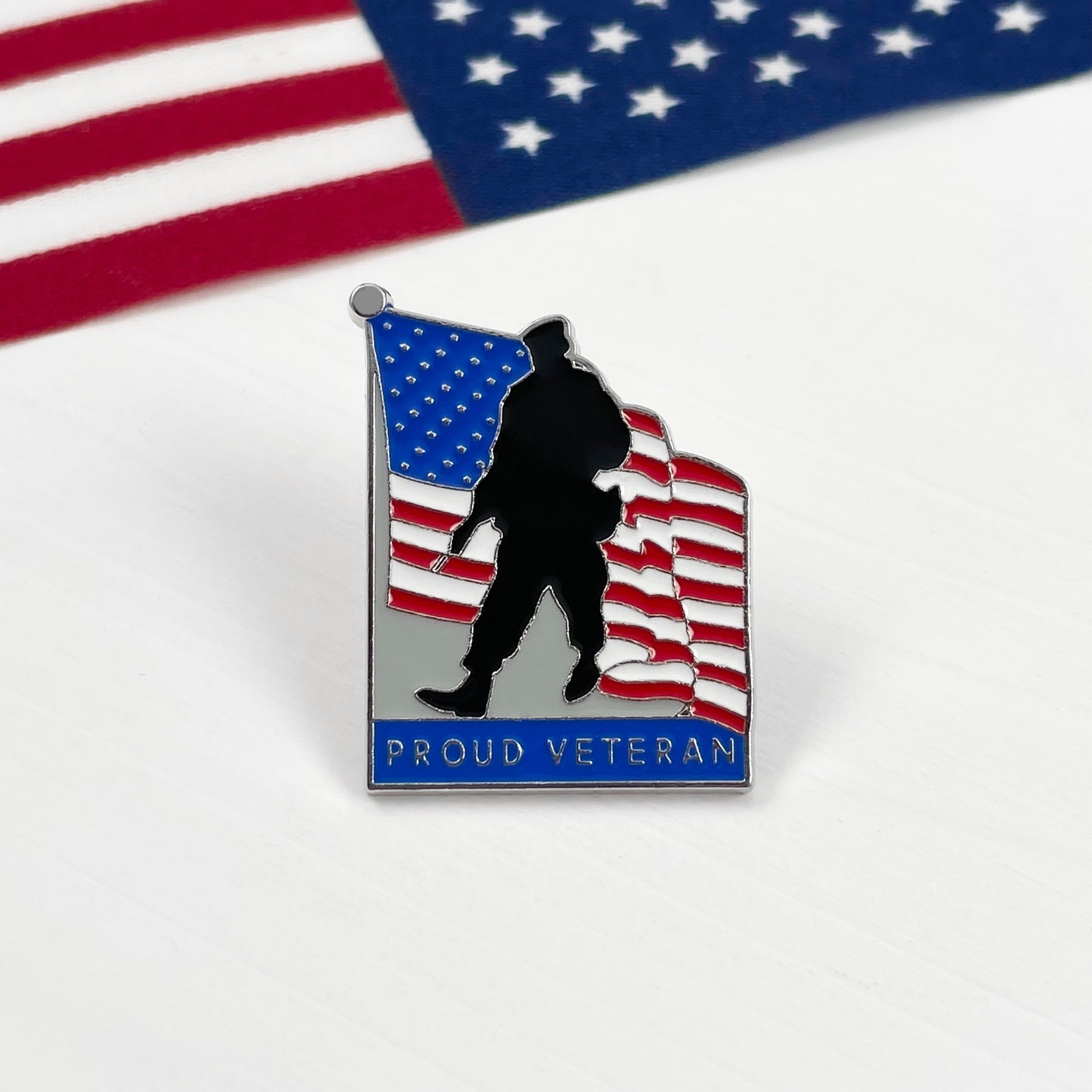 Proud American Veteran Pin – Veteran Project